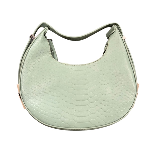 Bags | Saddle Style Adjustable Straps Light Green Handbag Only Used In ...